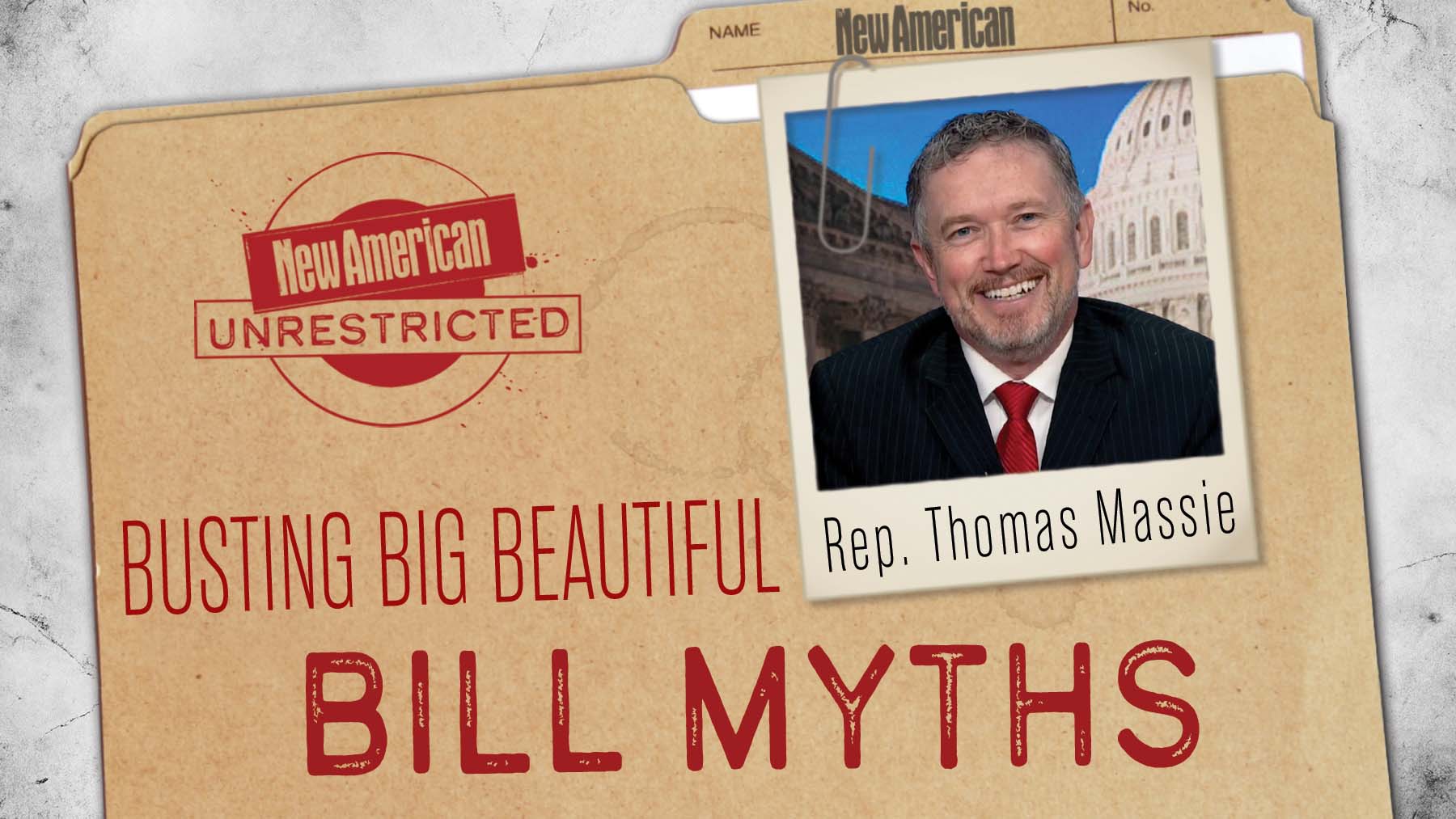 Congressman Massie Busts Big Beautiful Bill Myths - The New American