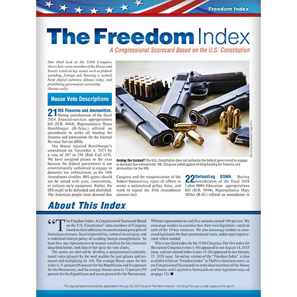 Freedom Index - The New American
