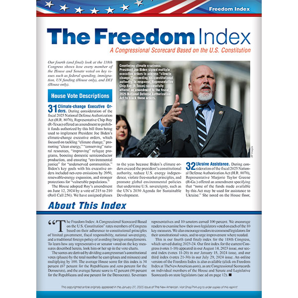 Freedom Index - The New American