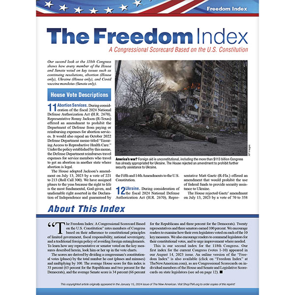 Freedom Index - The New American